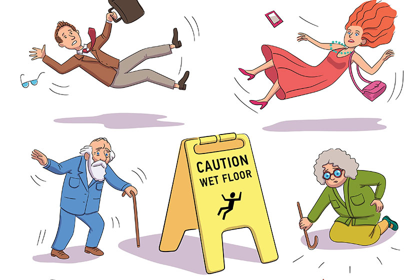 Elderly Fall Prevention Clip Art
